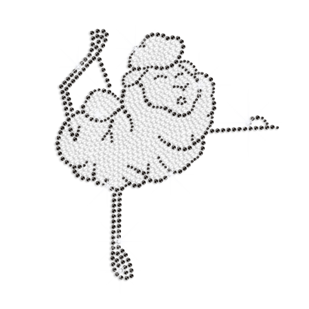Funny Sheep Dancing Hotfix Nailhead Iron-on Transfer - CSTOWN
