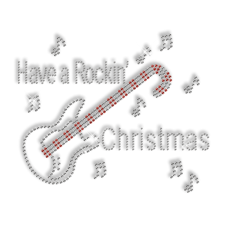 Christmas Theme Motif Hotfix Bling Pattern - CSTOWN
