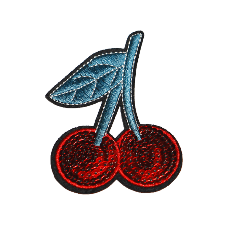 Small Cherry Embroidered Patches for Sale - CSTOWN