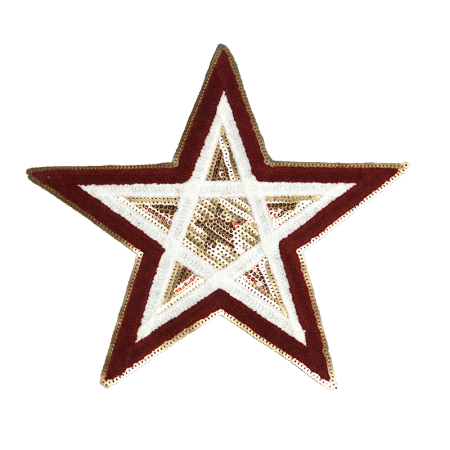 Design Star Embroidered Patch for Fabric - CSTOWN