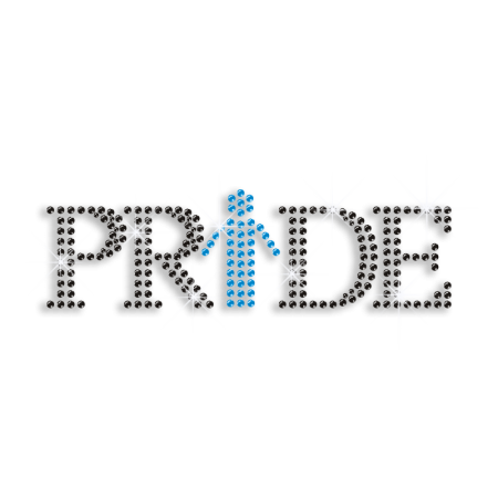 Bling Pride Iron-on Rhinestone Transfer - CSTOWN