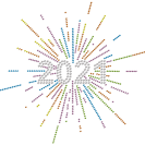 Colorful Firework 2021 Rhinestone Iron On Transfer - CSTOWN