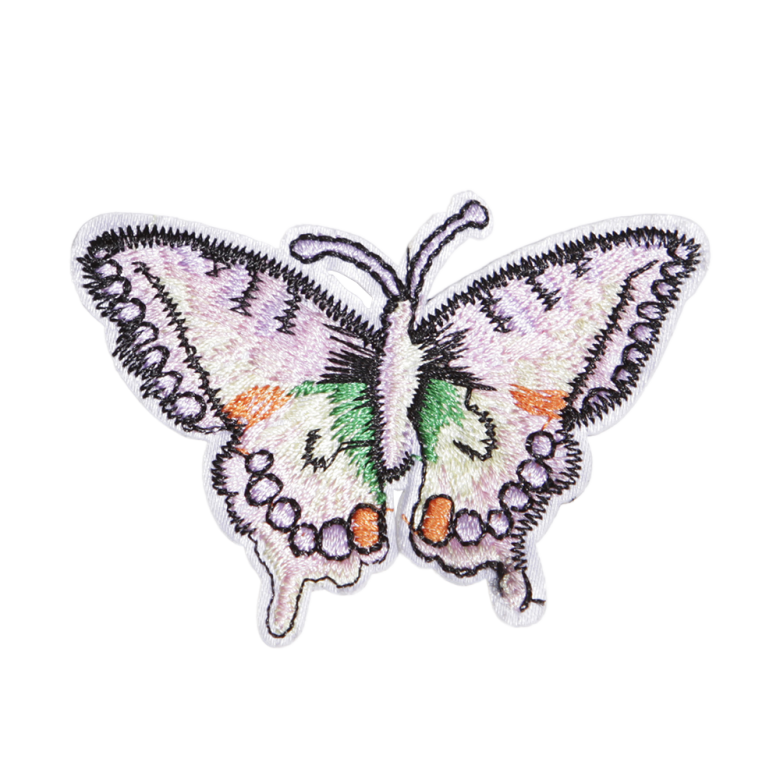 Embroidered Pink Butterfly Sew on Patch - CSTOWN