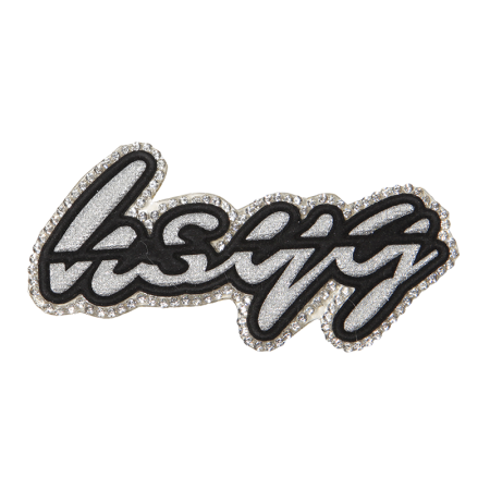 Special Letter Themed Patch with Rhinestones - CSTOWN