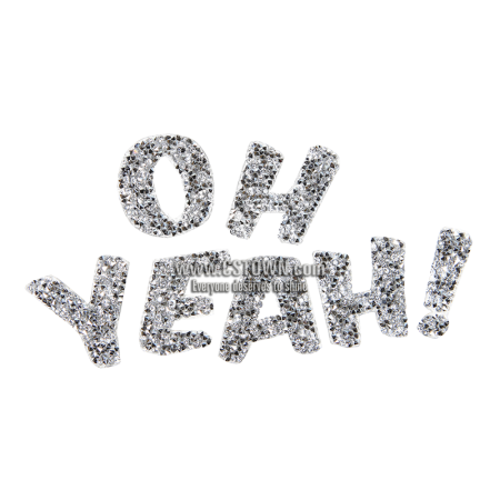 Bling Rhinestone Oh Yeah Patch - CSTOWN