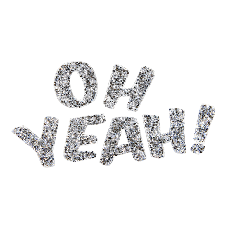 Bling Rhinestone Oh Yeah Patch - CSTOWN